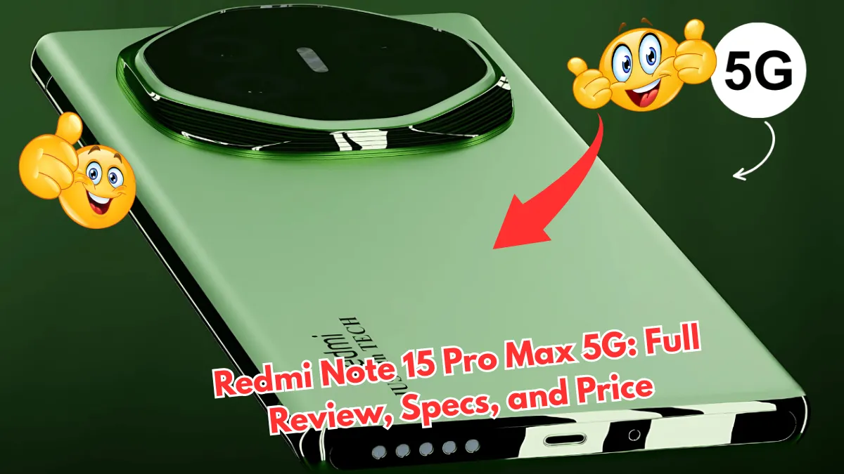 Redmi Note 15 Pro Max 5G Full Review, Specs, and Price